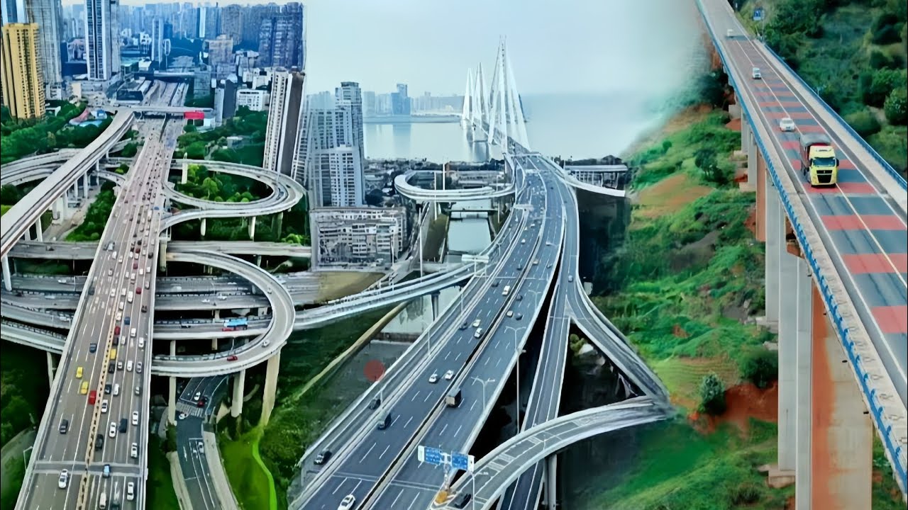 The Development of Roads and Bridges in China - YouTube