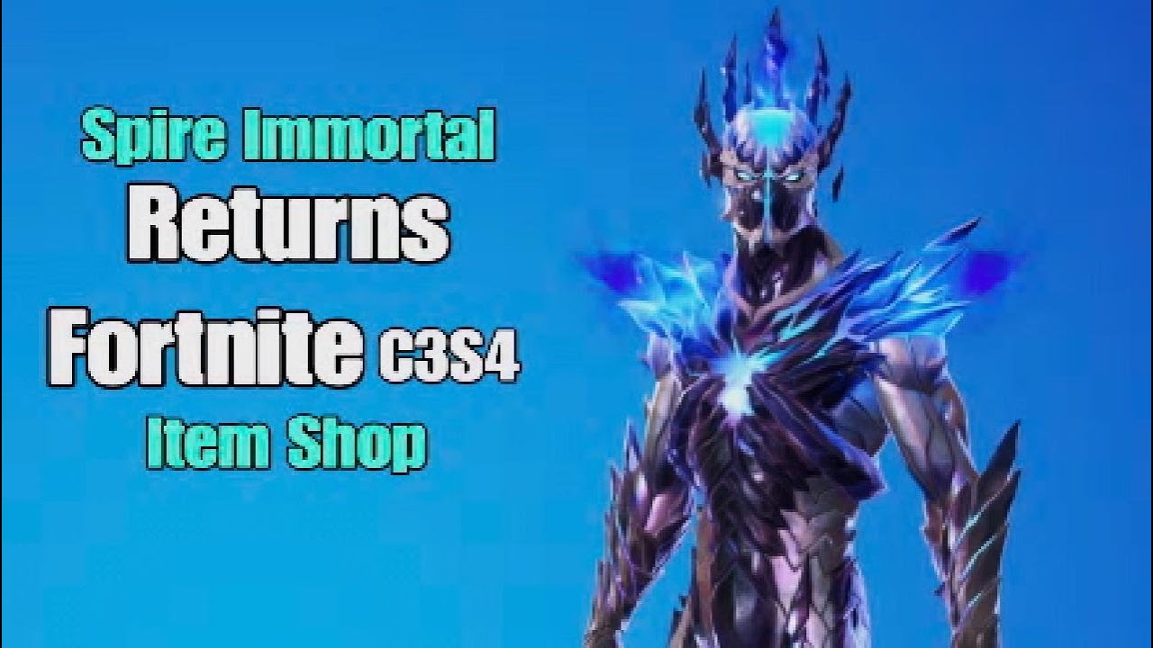 Spire Immortal RETURNS To Fortnite! (C2S6) - Fortnite Item Shop (C3S4 ...