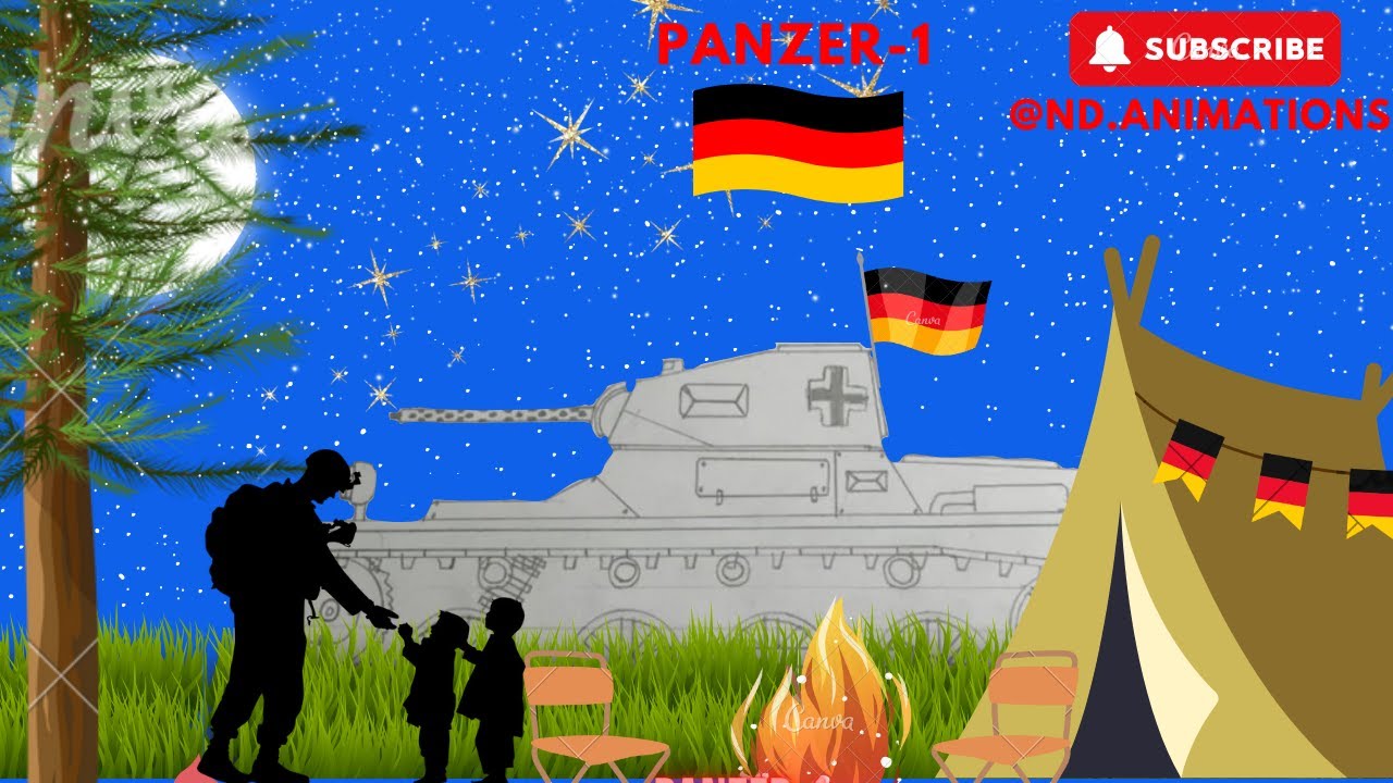 How to draw panzer 1 tank(german ep1) - YouTube