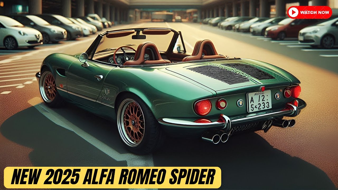 2025 Alfa Romeo Spider Revealed - Back With V6 Engine, Here Are All The ...