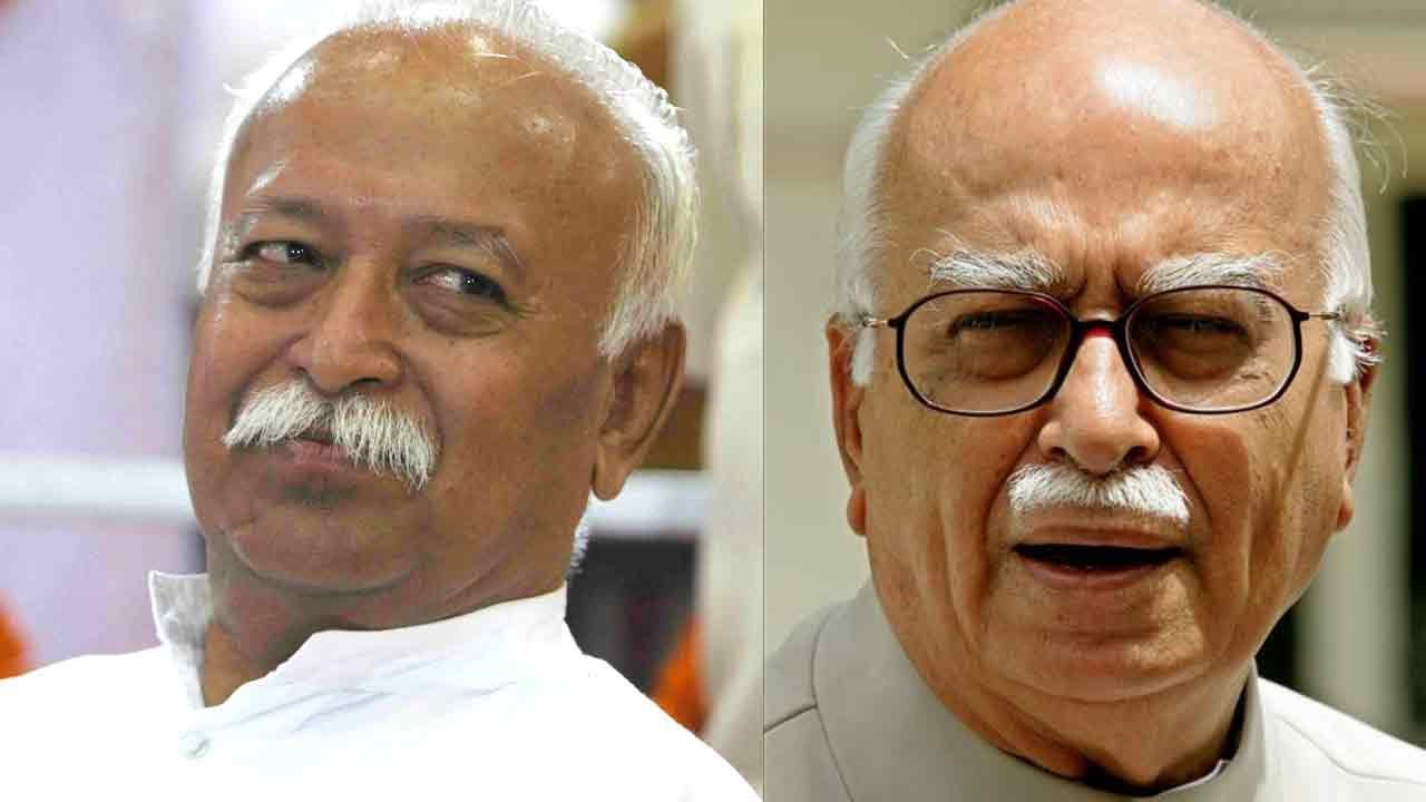 RSS admonishes Advani's adamancy - YouTube