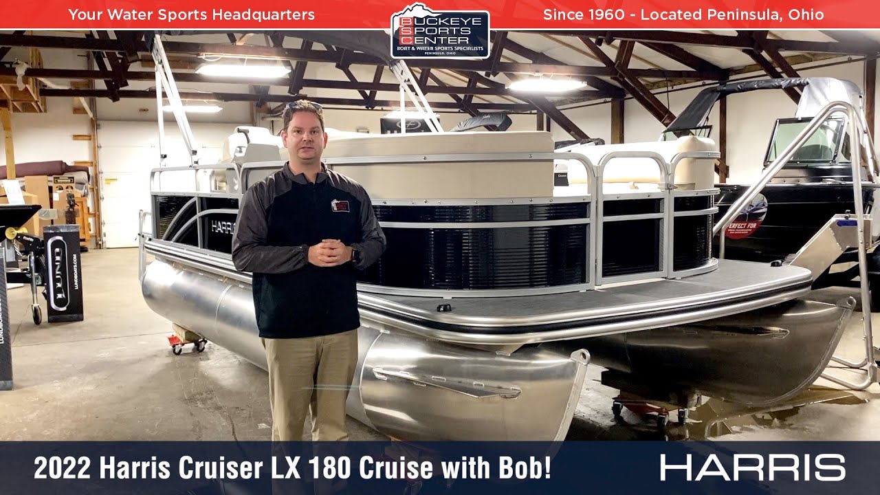 2022 Harris Cruiser LX 180 Cruise Walk Around Details With Bob - YouTube