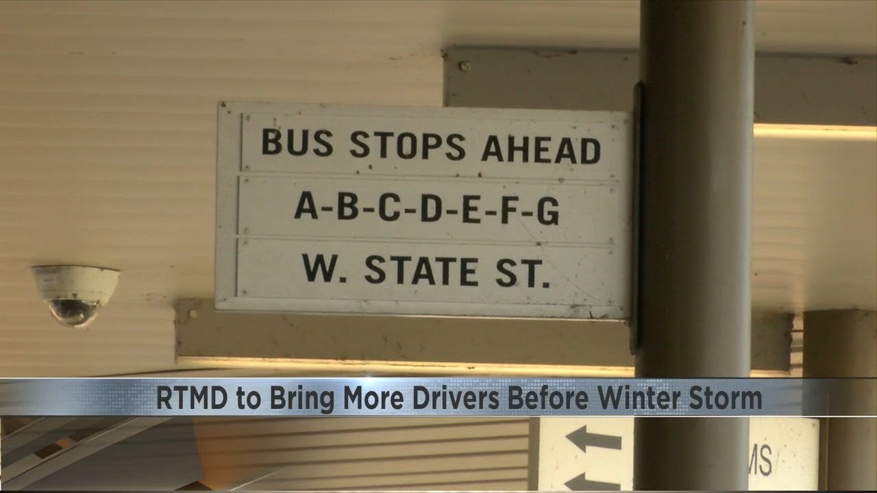 RMTD Preps for Weekend Snow - YouTube