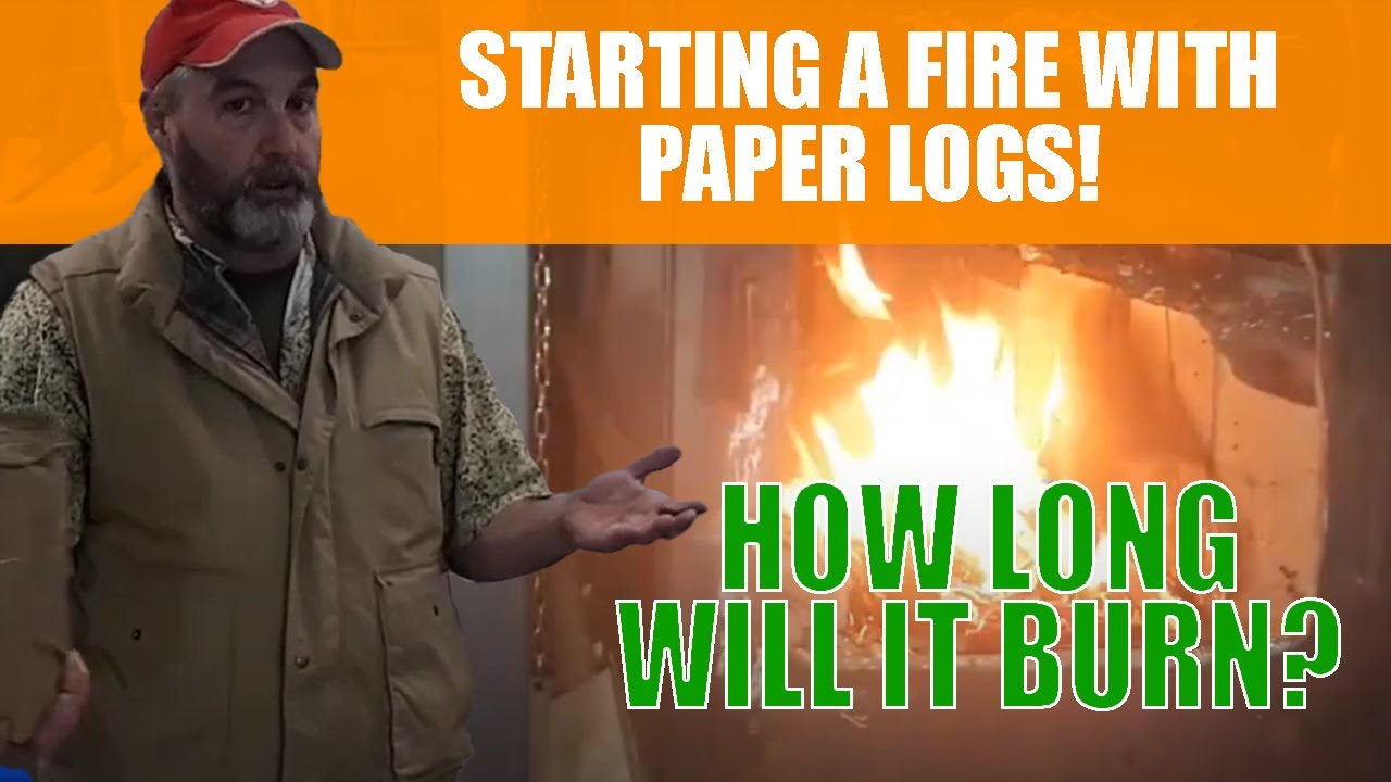 Cardboard kindling burn time and paper logs. Free, easy to do, great ...