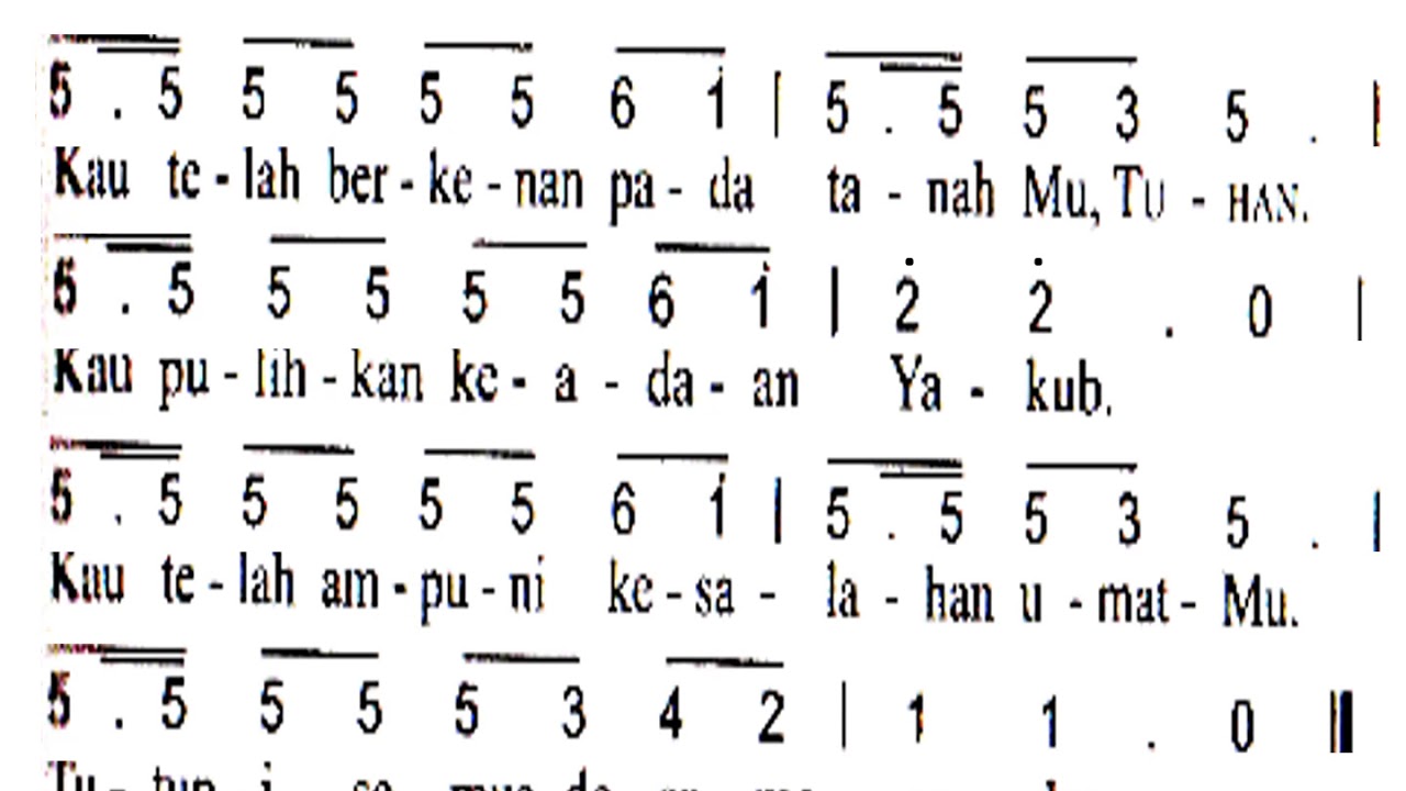 Mazmur 85 + lagu - YouTube