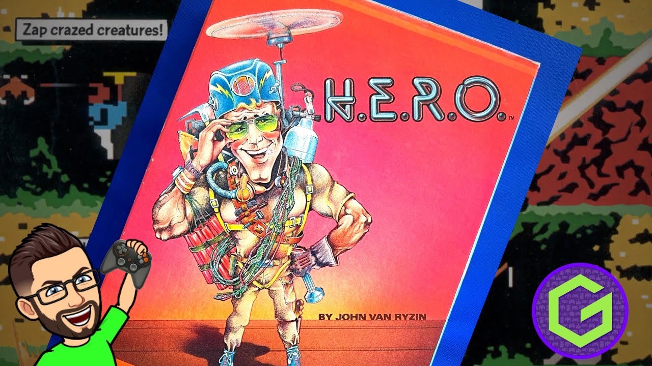 H.E.R.O. Atari 2600 gameplay via Internet Archive - YouTube
