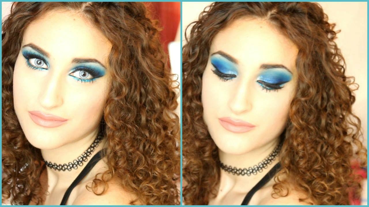 Electric Blue Make Up Tutorial - YouTube