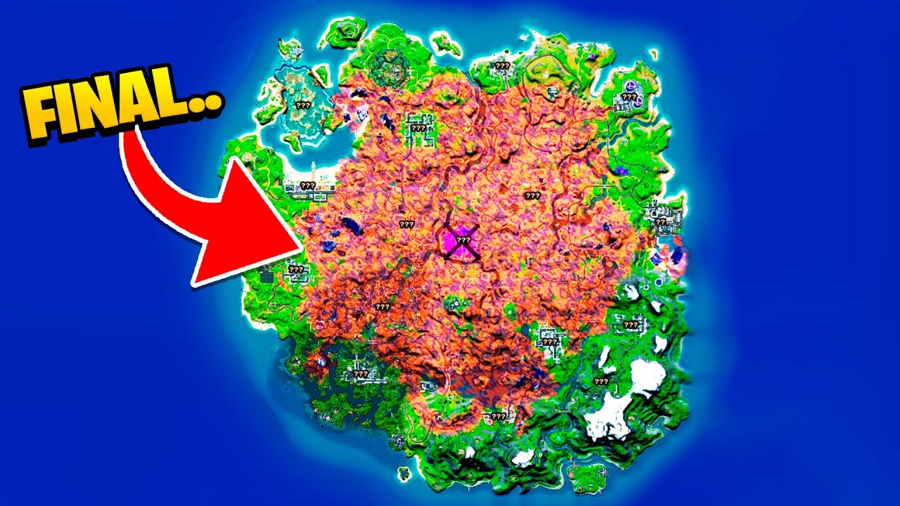 Es el fin.. RIP MAPA CORRUPTO el ULTIMO MAPA del CAPITULO 2 en FORTNITE ...