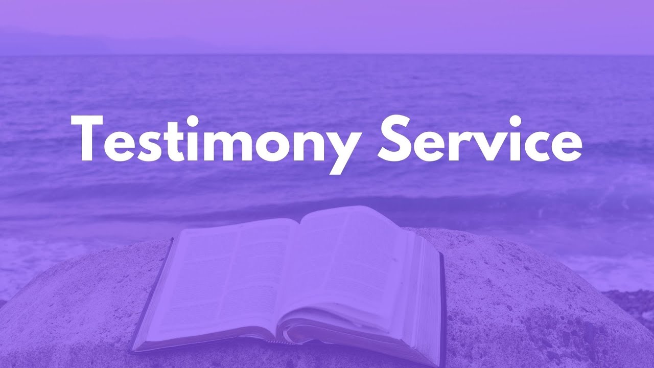 TESTIMONY SERVICE // September 3, 2023 - YouTube