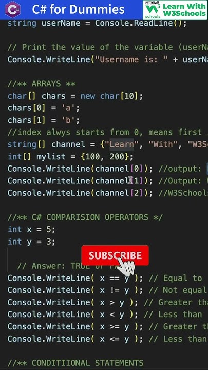 C# for Dummies: 11 How to Traverse Arrays in C#? #csharp #csharptutorial #csharpprogramming ...