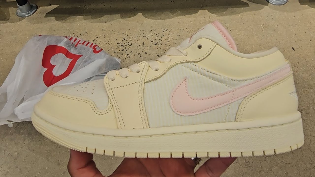Nike Air Jordan 1 Retro Low SE Seersucker 4K POV / SKU: FQ1925-100 Don ...