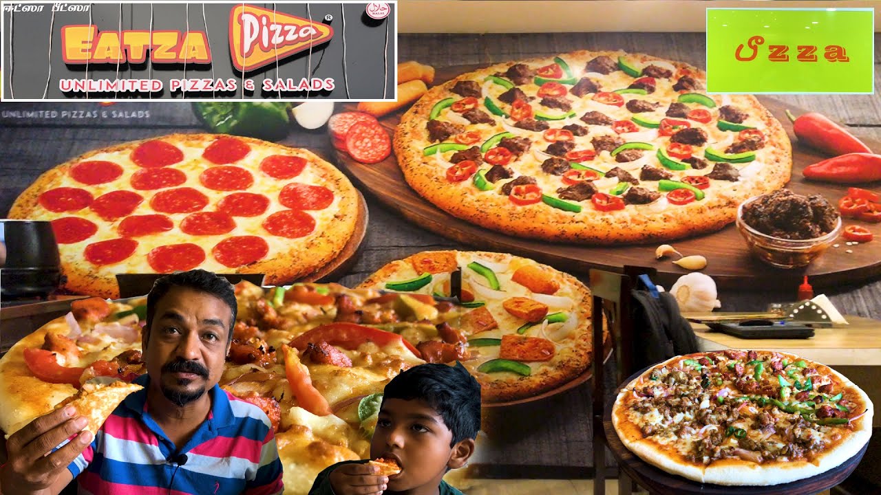 EatzA Pizza Chennai | Unlimited Pizza and Salad | அளவில்லா பீசா @ 400 ...