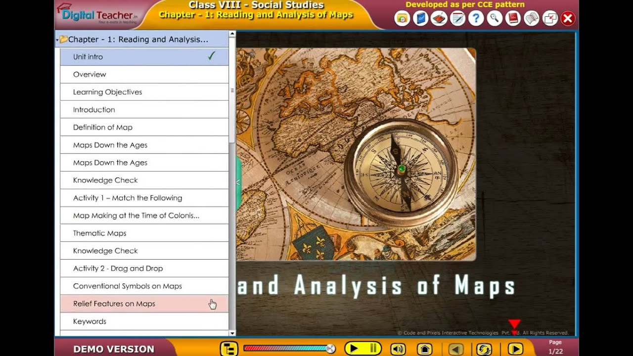 Conventional Symbols on Maps, Class 8 Social | Digital Teacher - YouTube