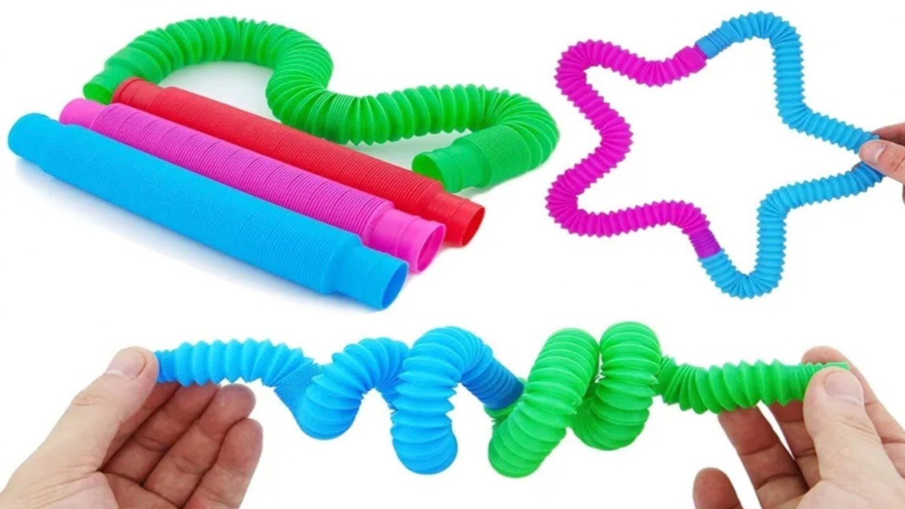 Playing Pop tubes | DIY Creation and Crunchy POPs | Creating ASMR ...