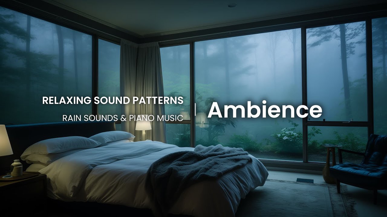 Relaxing Sound Patterns (Rain Sounds & Piano Music) - YouTube