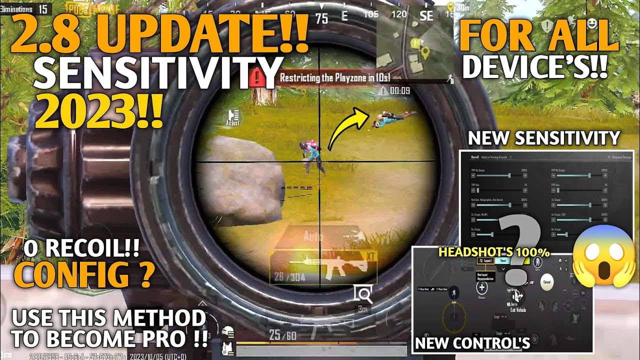 Best Sensitivity + Settings 2023🔥| Pubg Mobile best sensitivity | Pubg ...