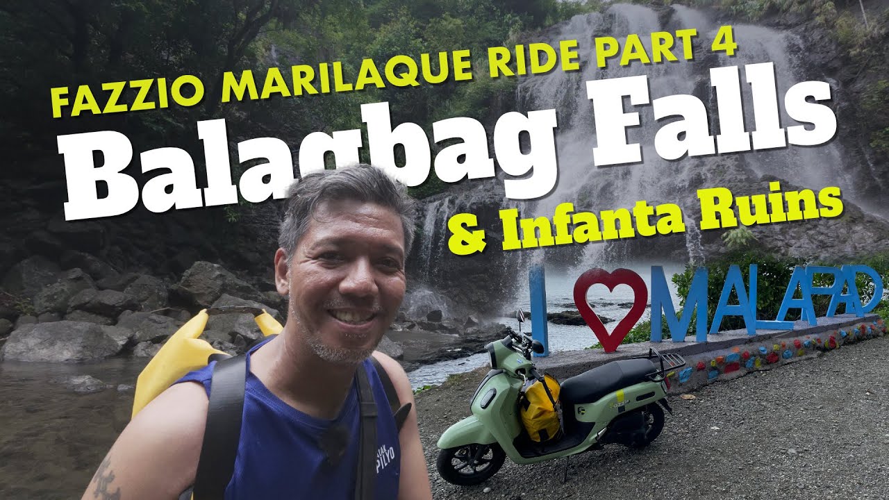Fazzio 125 Marilaque Ride Part 4 Balagbag Falls and Infanta Church ...
