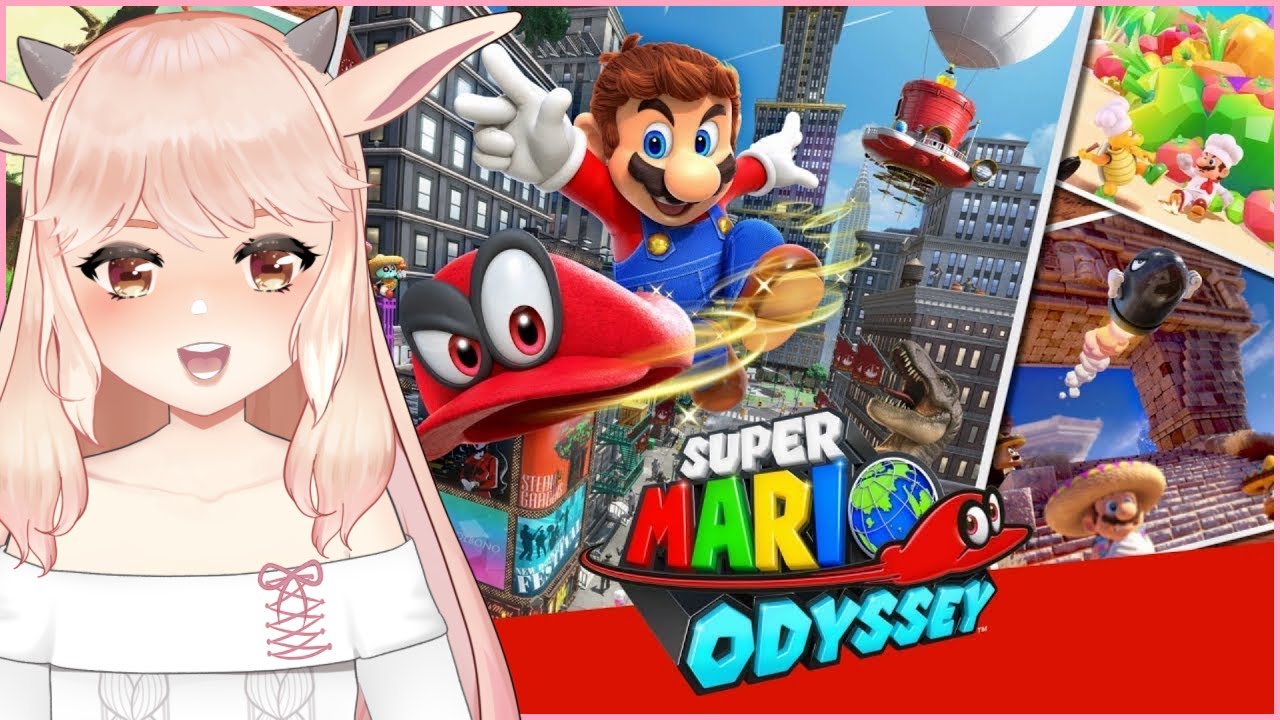 [VTuber EN] Mario Odyssey (#3) | moshi moshi mario god desu - YouTube