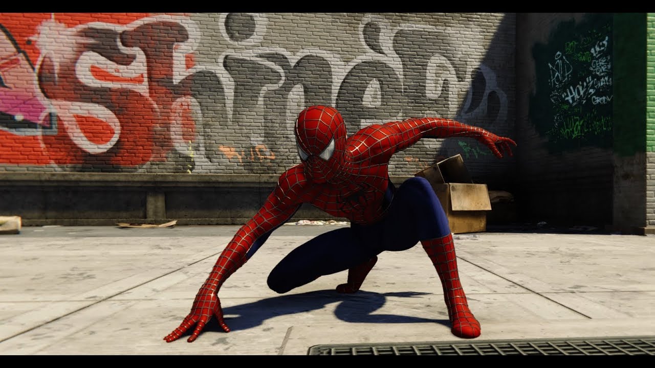 Marvel's Spider-Man PS4 - Sam Raimi Suit Gameplay - YouTube