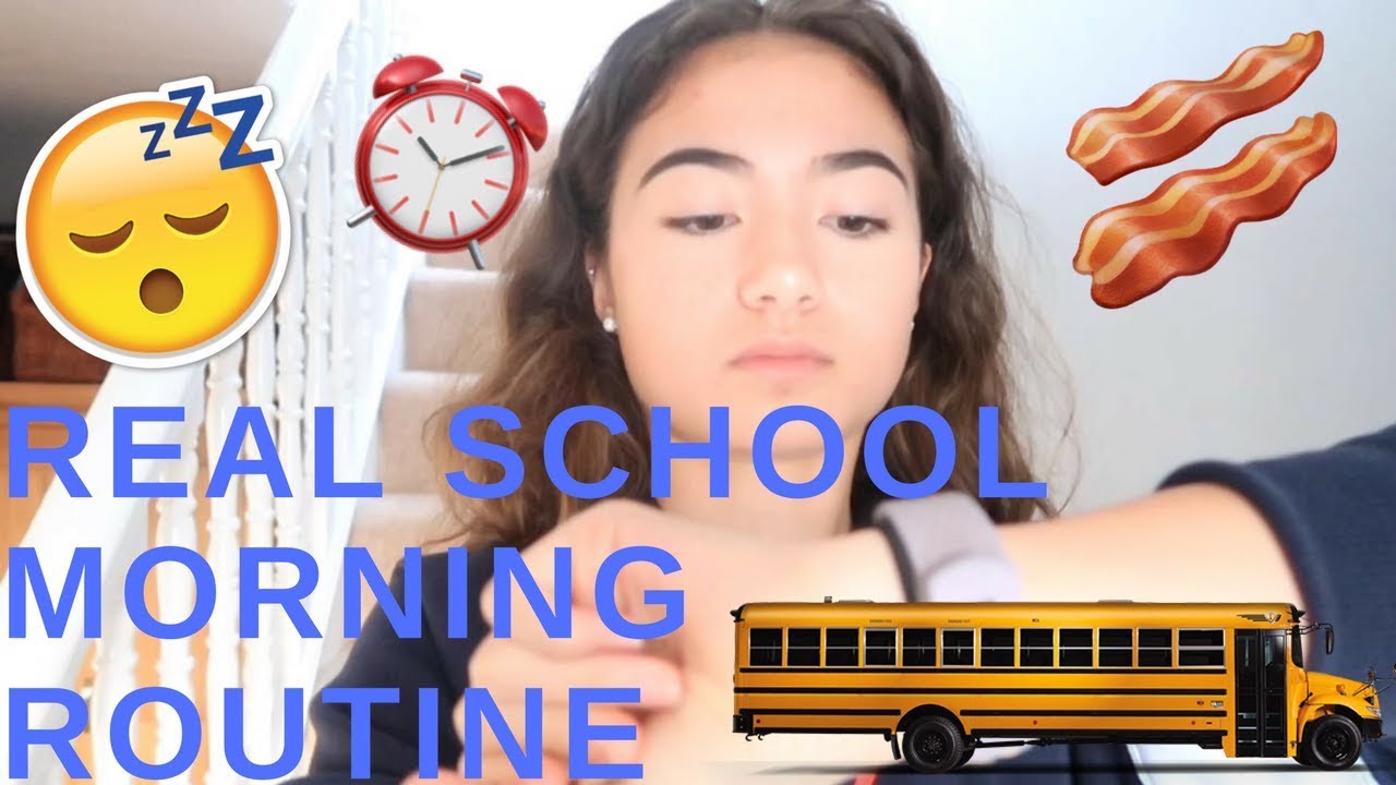 REAL SCHOOL MORNING ROUTINE - YouTube