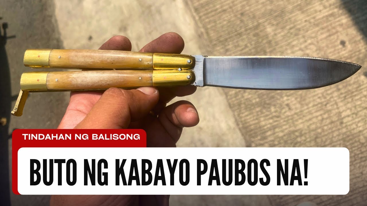 Ely Giron : Balisong Horse Bone Handle of Giron Balisong Taal Batangas ...