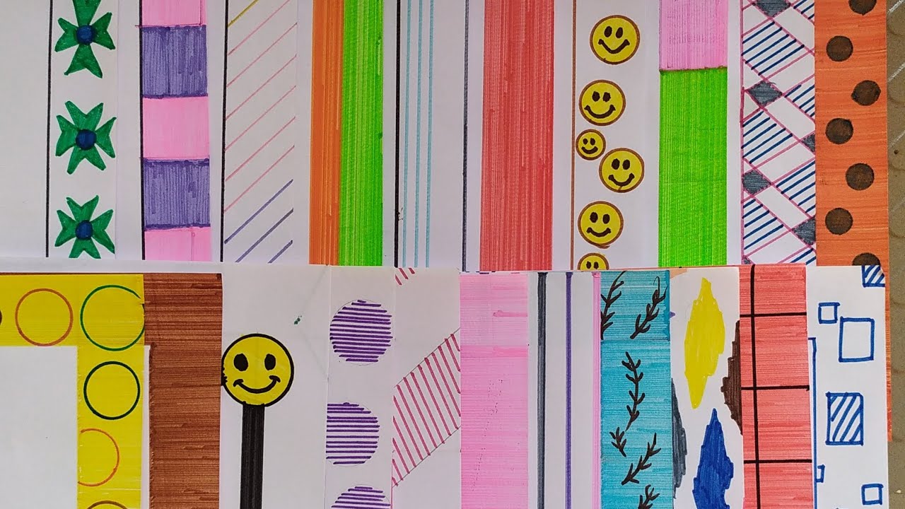 20+ Simple and Easy Cover Page Designs for Assignments/Projects # ...