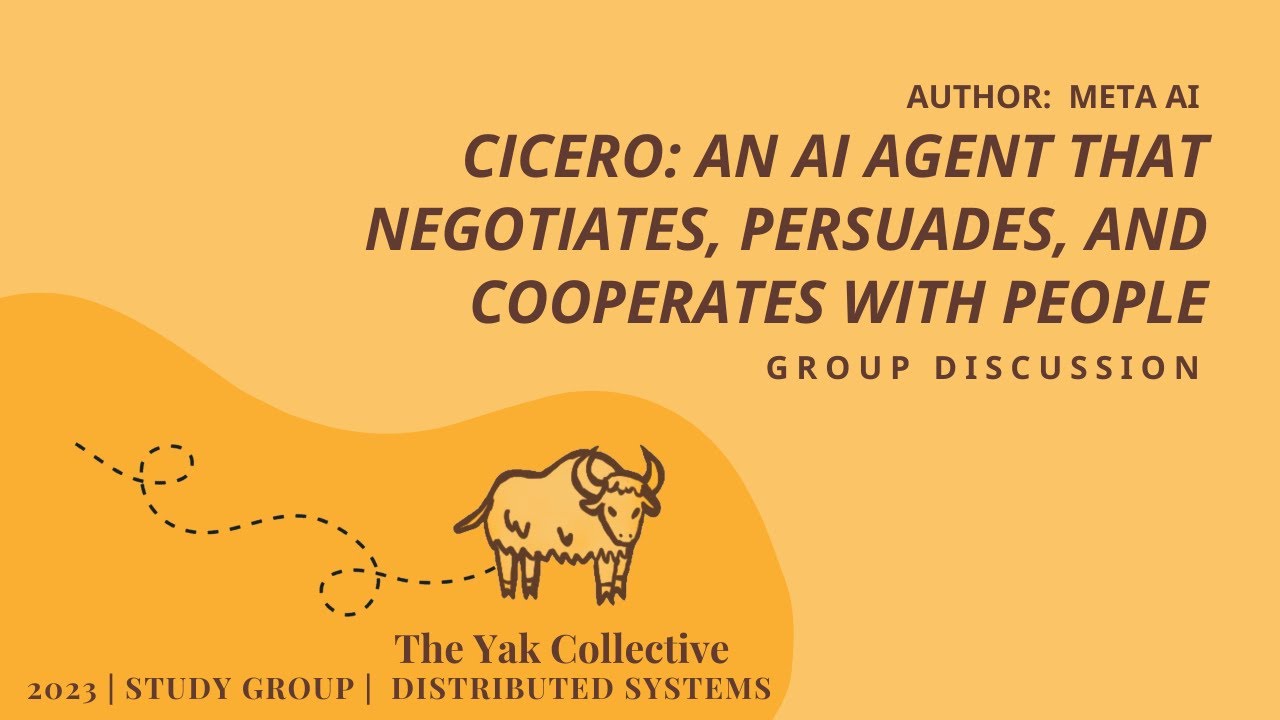 CICERO: An AI agent | Meta AI | DSS 2023 - YouTube