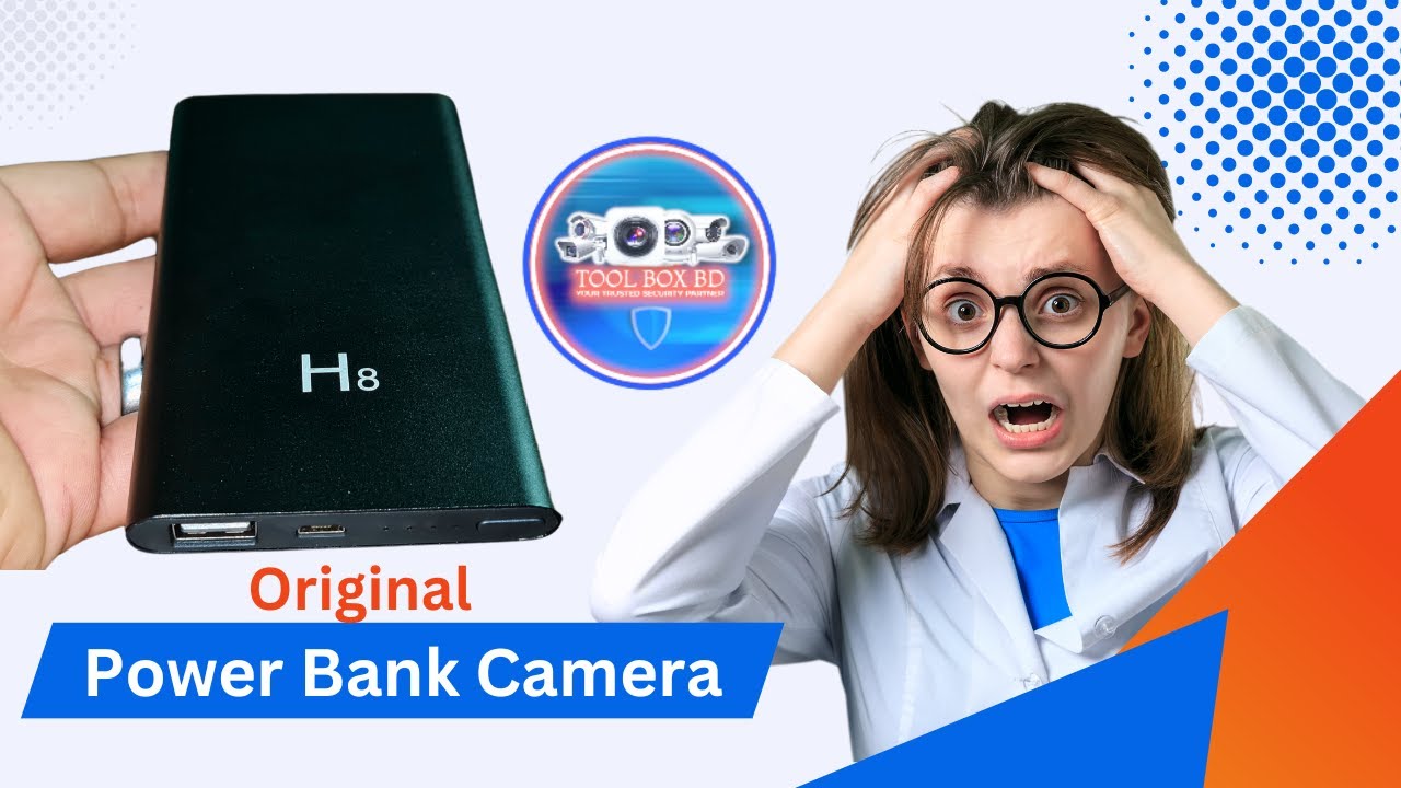 Best Spy Night Vision WIFI Hidden Camera In H8 Power Bank - YouTube