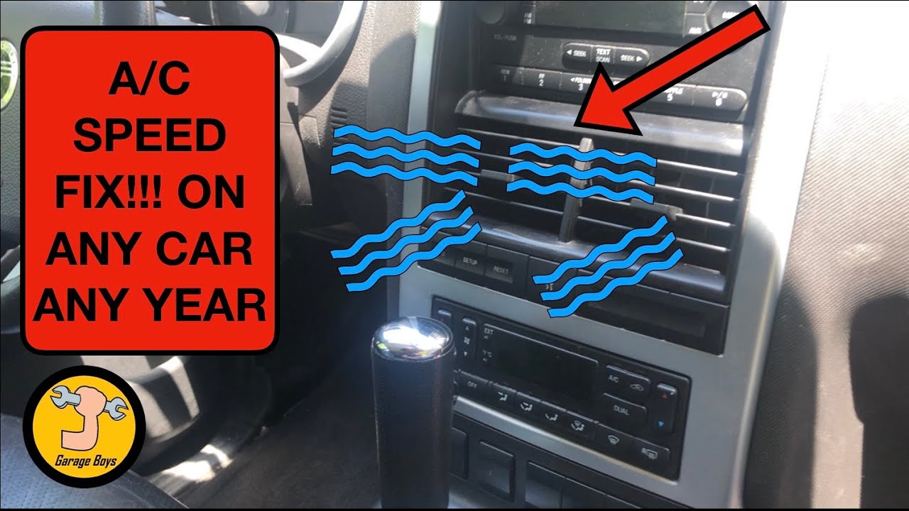AC speed fix on ANY CAR - YouTube