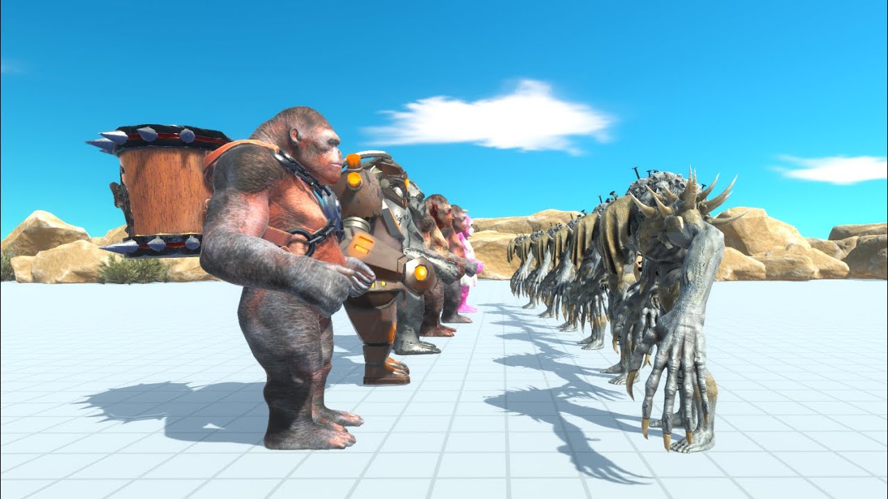 All 6 skin goro vs 6 boss factions animal revolt battle simulator - YouTube