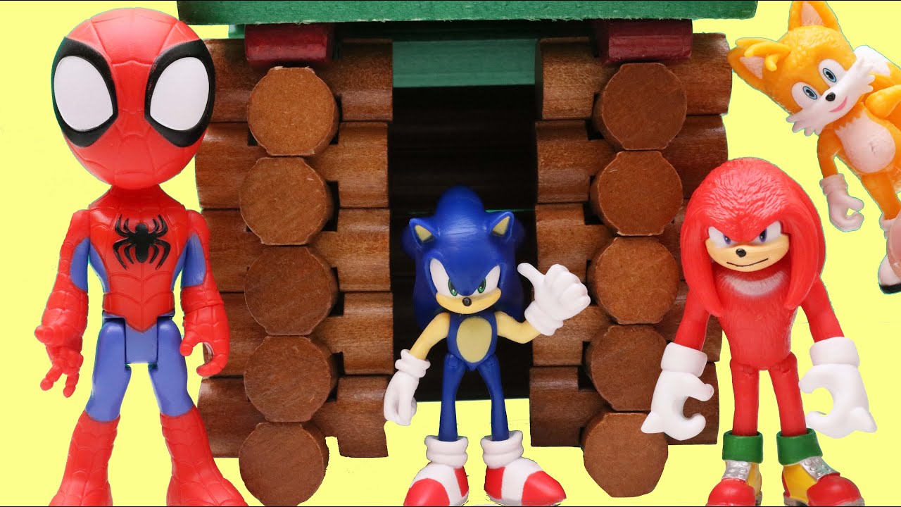 Spidey Builds A House And Shares With Knuckles - YouTube
