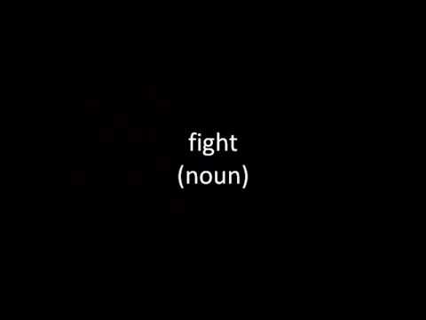 fight (noun) - YouTube