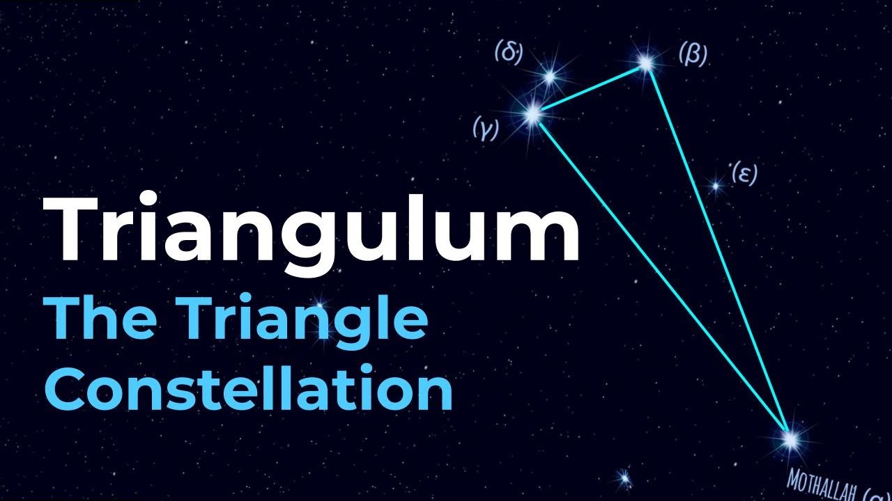 How to Find Triangulum the Triangle Constellation - YouTube
