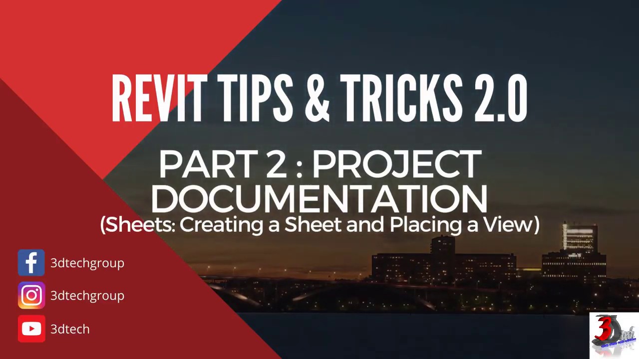 Revit Tips & Tricks 2.0 - Project Documentation (Part 1) - YouTube