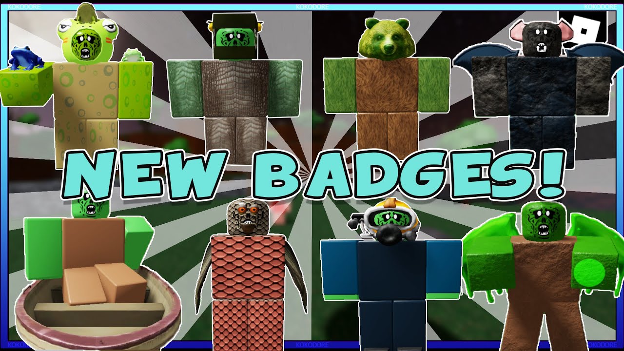 HOW TO FIND ALL 10 NEW BADGES in Find The Zombie Morphs (94)| ROBLOX - YouTube