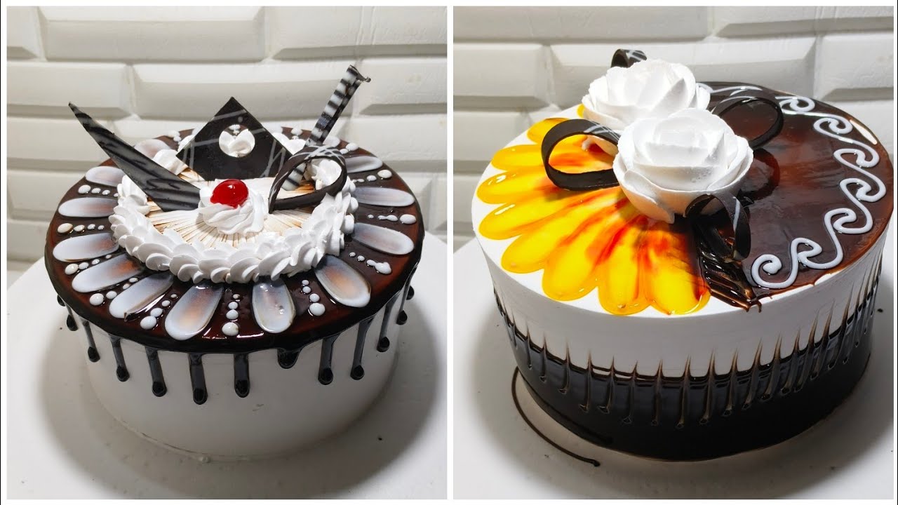 New Style Chocolate Cake Design || Unique Cake Decoration Techniques # ...