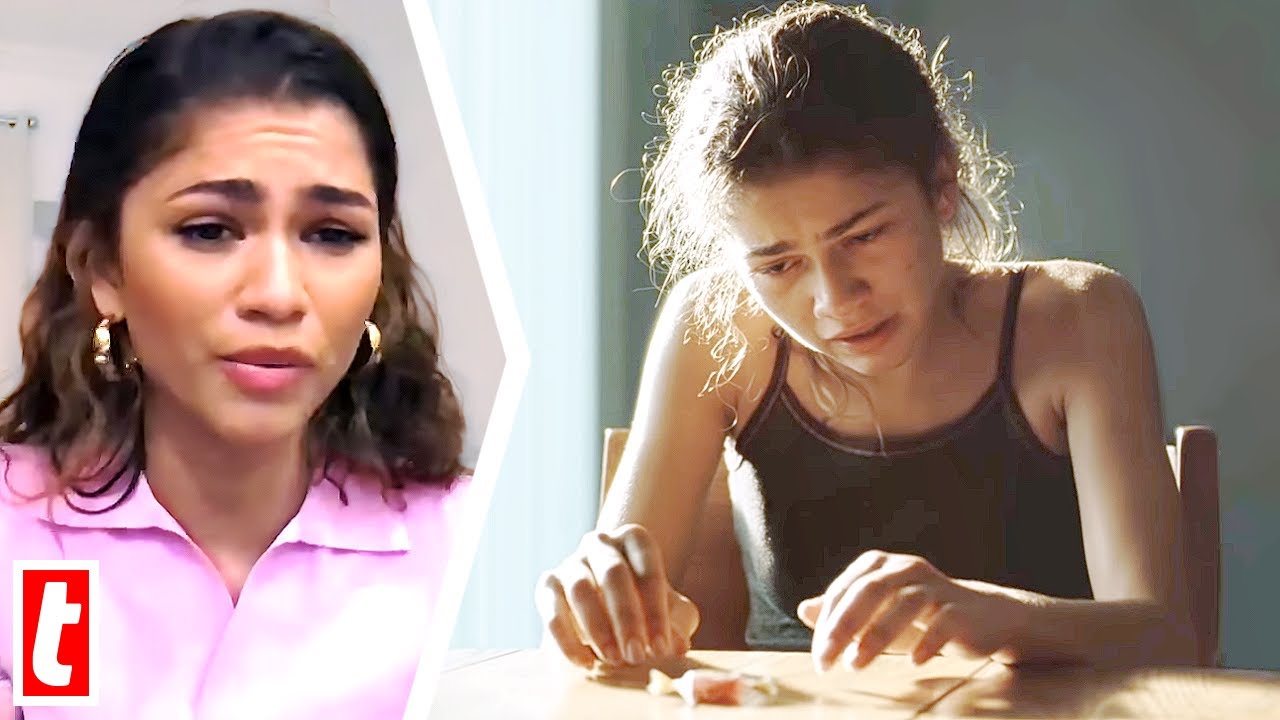 Zendaya Shares Painful Experience Playing Rue In Euphoria - YouTube