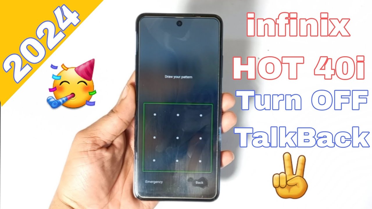 How to Disable / Turn OFF TalkBack on any infinix Hot 40 - YouTube