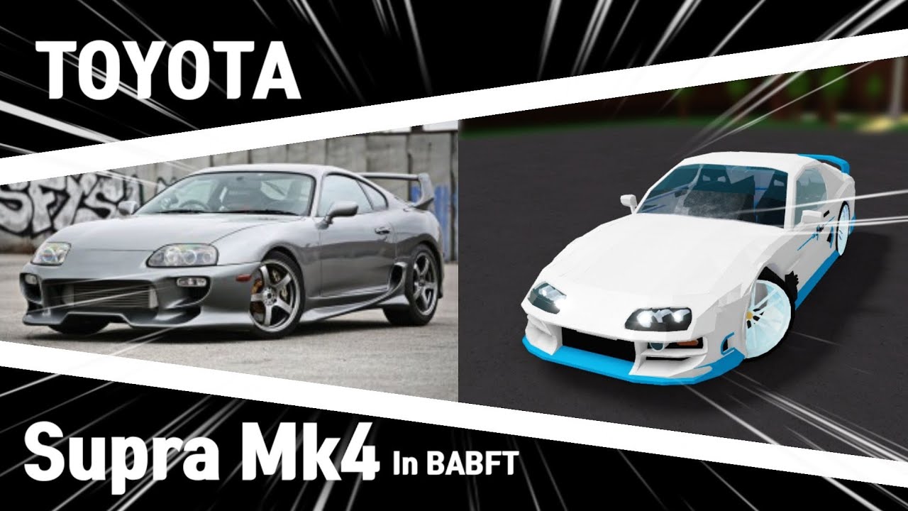 [ 보물선 만들기 ] 뭔가 이상한 수프라 리뷰 / Toyota Supra Mk4 In BABFT - YouTube