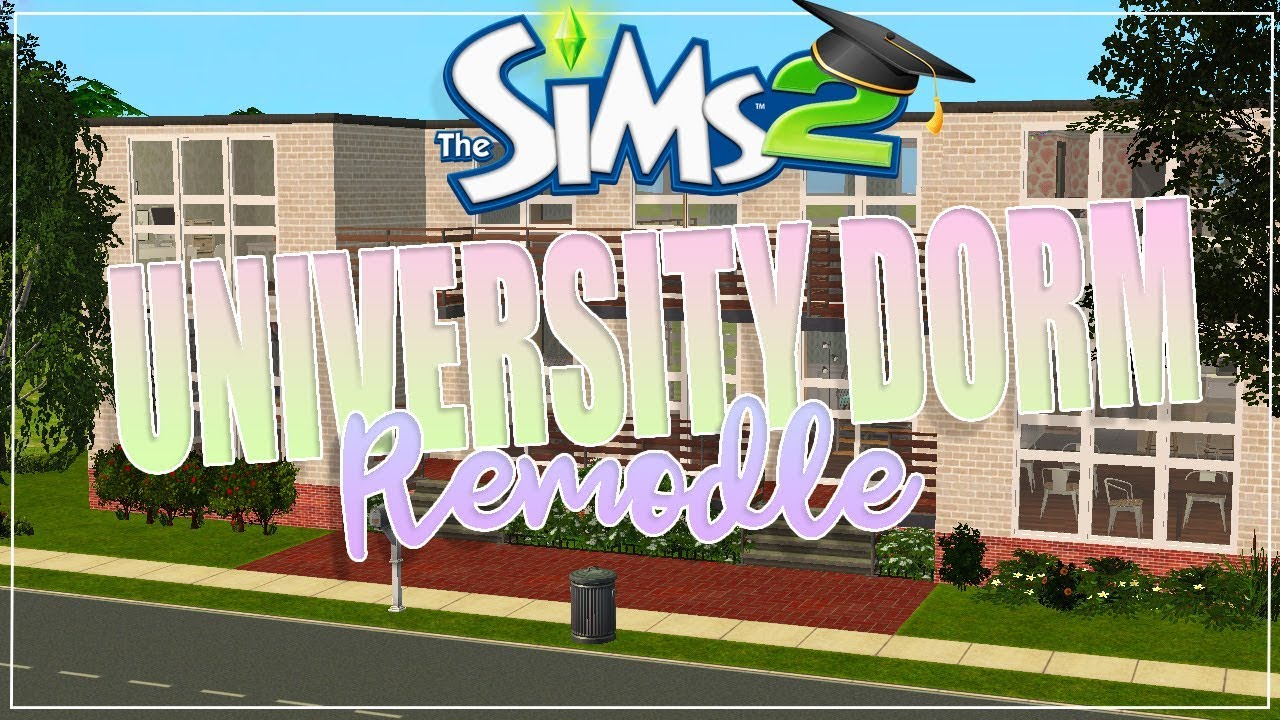 Sims 2 Dorm Remodel & Download | Sims 2 University LP | Pooflie - YouTube