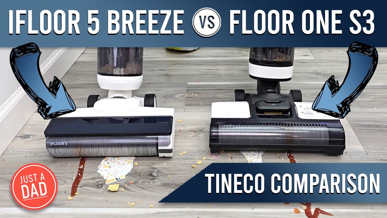 Tineco iFloor 5 Breeze vs ONE S3 Cordless Wet Dry Vacuum Floor Cleaner ...
