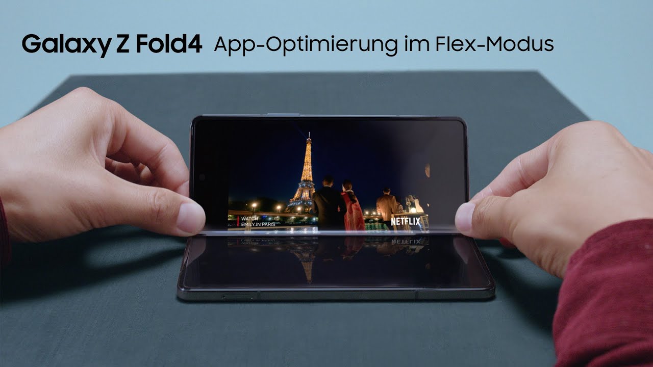 Galaxy Z Fold4: App-Optimierung im Flex-Modus - YouTube