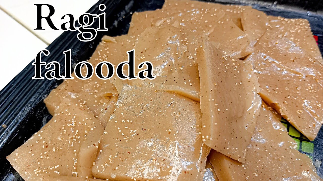 ragi healthy falooda recipe||ragi ka paluda recipe||millet dessert ...