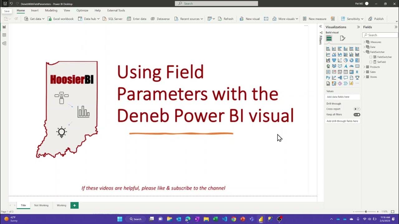 Leveraging Field Parameters with the Deneb Power BI Visual - YouTube