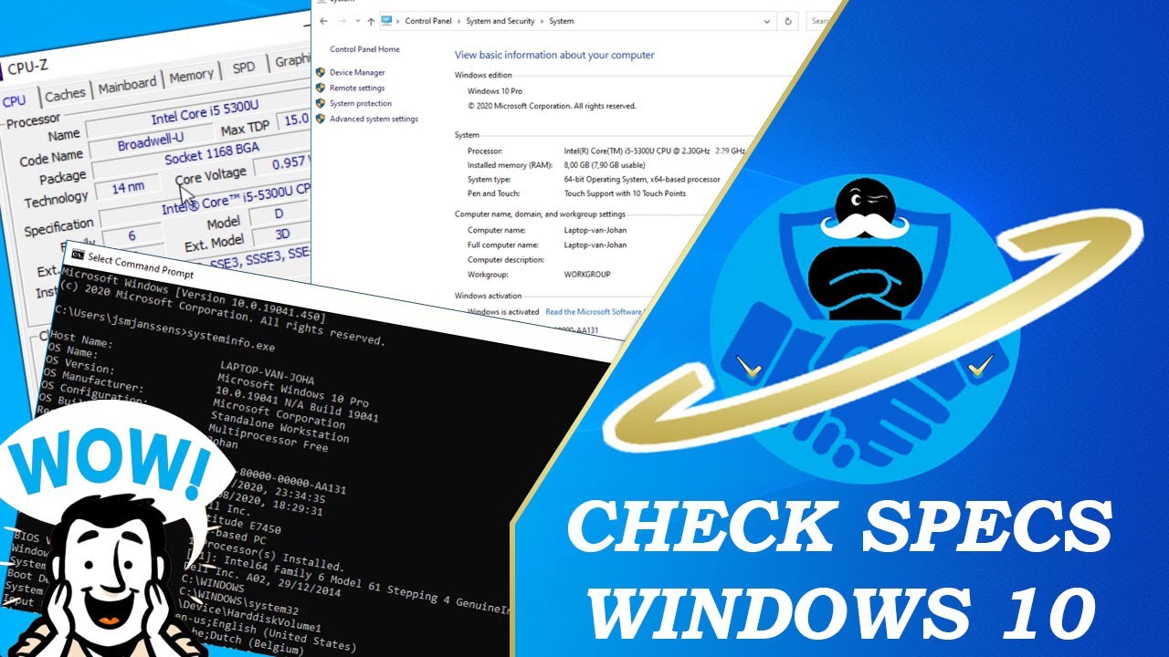 5 Ways to Check your System Specs on Windows 10 (2020) - YouTube