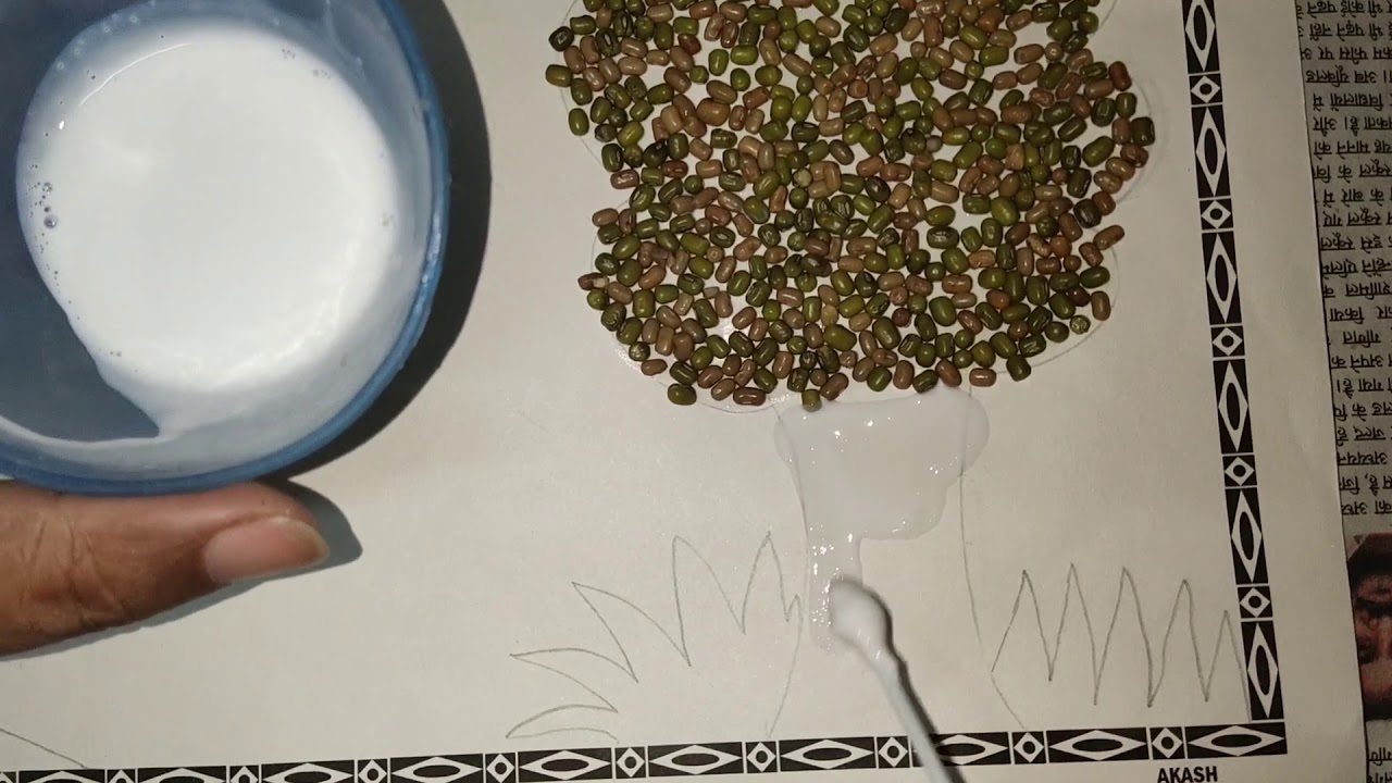 How to make a scenery using grains|Home Assignment No.1 - YouTube