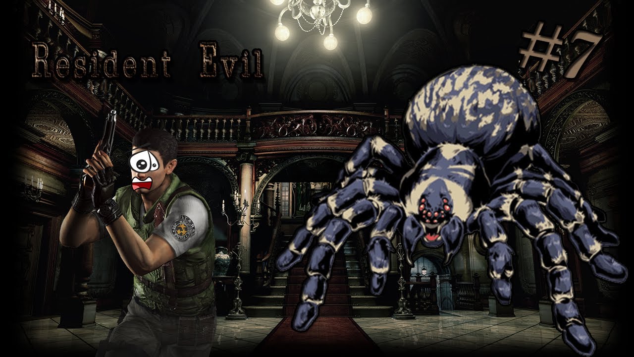 Giant Spider Mini Boss!!! Resident evil PS4 Chris Part 7 - YouTube
