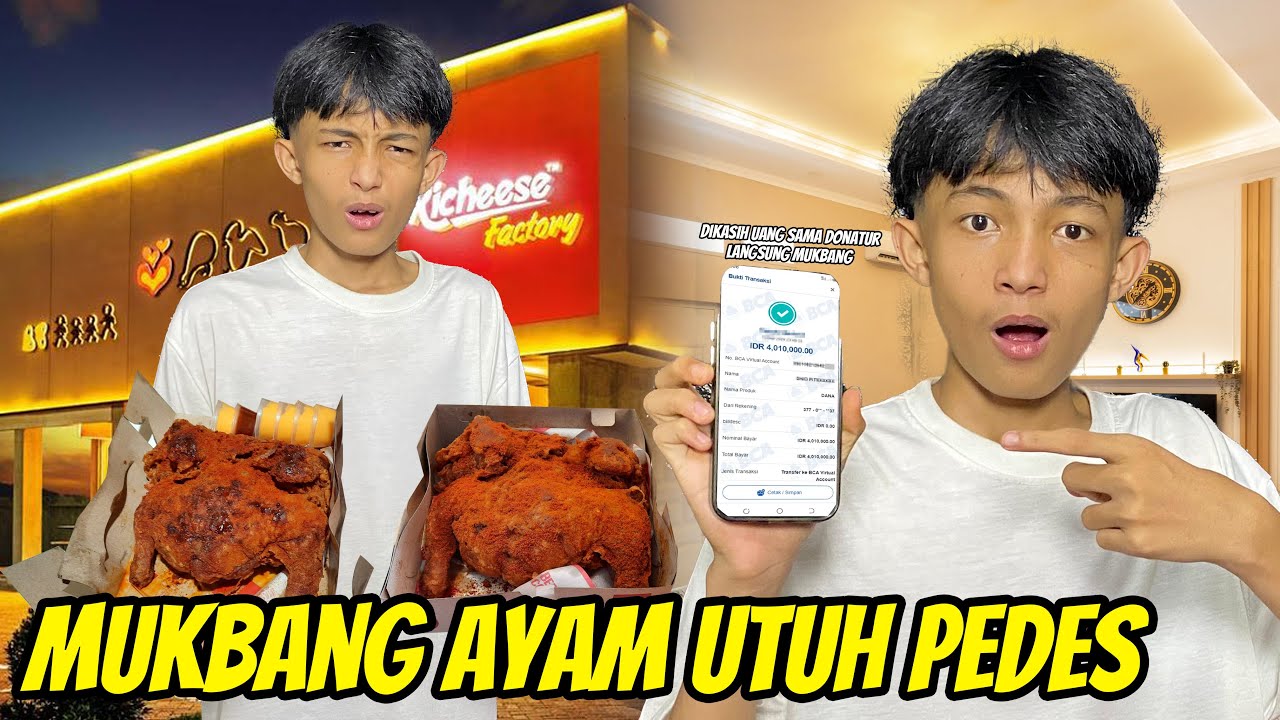 UCUP EATS A WHOLE SPICY CHICKEN – EXTREMELY HOT‼️ 🤯 - YouTube