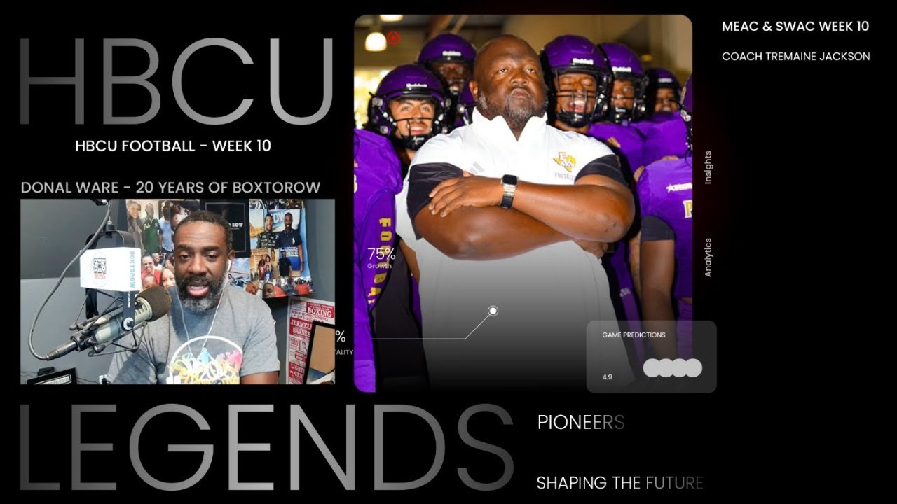 HBCU SPORTS RUNDOWN: COACH TREMAINE JACKSON, DONAL WARE (BOXTOROW ...