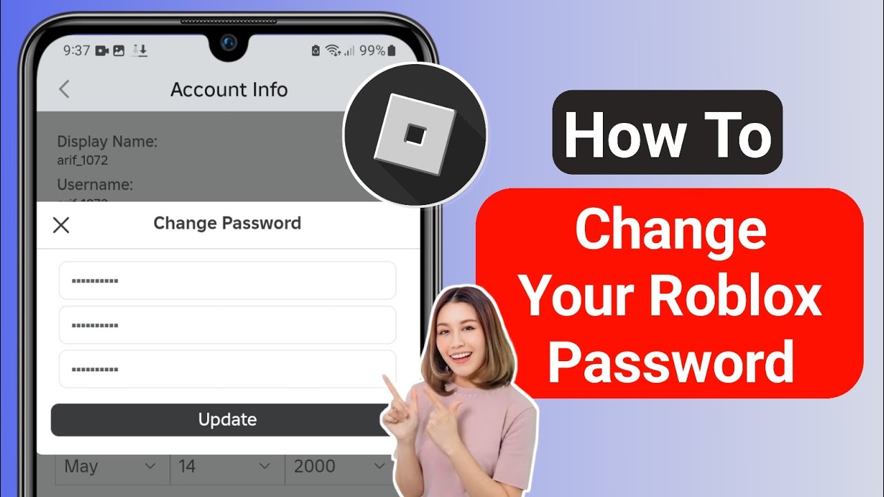 How to Change Password In Roblox | Change Roblox Password 2024 - YouTube
